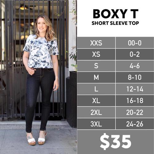 Boxy Tee – LulaRoe Leslye and Kim