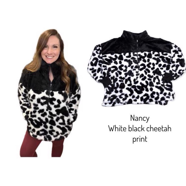 Nancy Fuzzy Pullover - Animal Print – LulaRoe Leslye and Kim